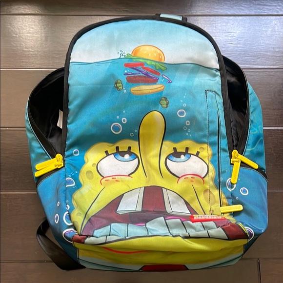 Sprayground | Other | Used Spongebob Squarepants Graphic Backpack ...
